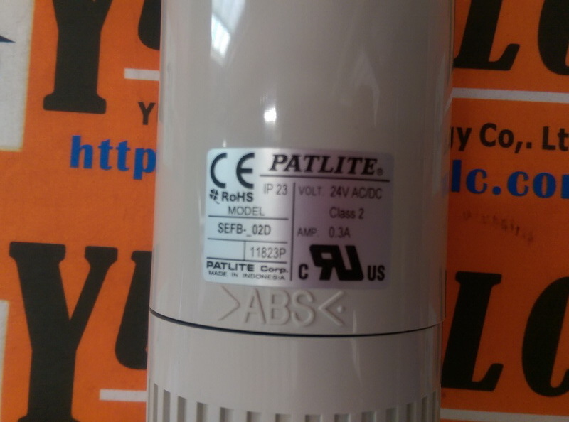 PATLITE SEFB-02D SIGNAL TOWER - 裕益科技自動化設備可程式編碼器PLC分散式控制系統DCS